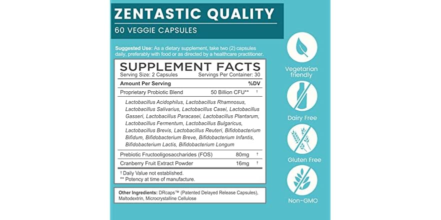 Zentastic Probiotics & Prebiotics
