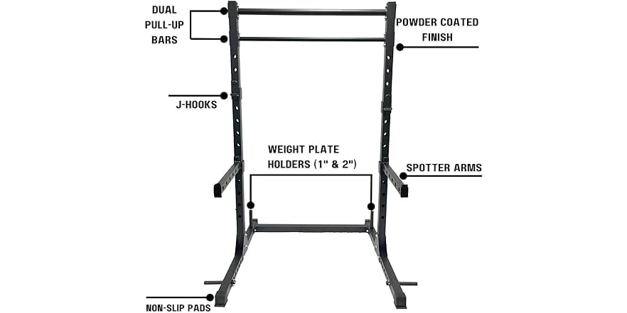 HulkFit Pro Gen 1 Squat Stand Rack