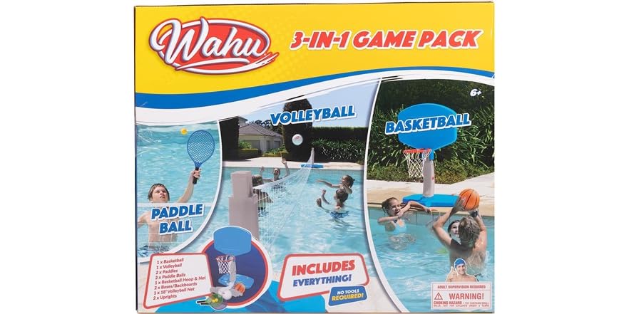 WAHU 3-in-1 Swimming Pool Game Set