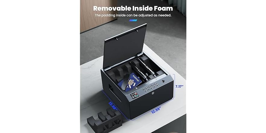 MOLICAR 4-Pistol Biometric Safe, 457 (Open Box)