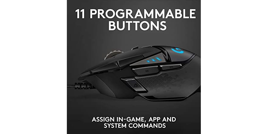 Logitech G502 HERO Wired Gaming Mouse (Open Box)