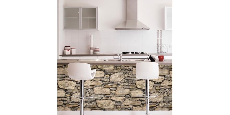 Hadrian Stone Wall Peel & Stick Wallpaper