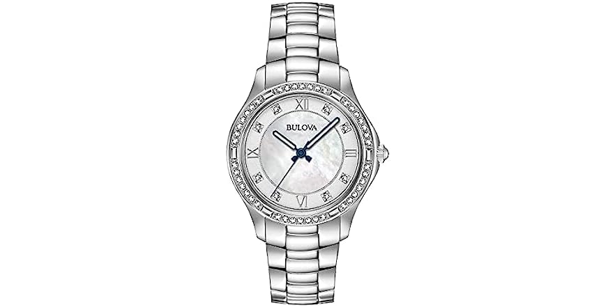 Bulova Ladies' Classic Crystal Stainless