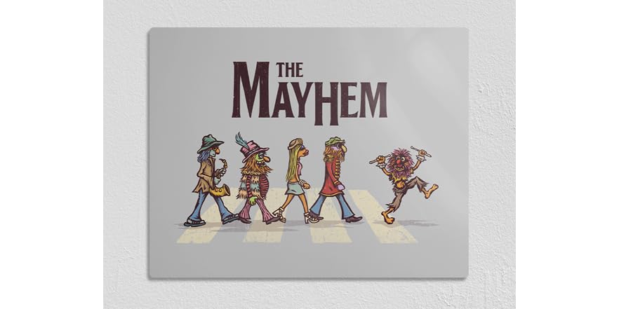 The Mayhem 11" x 14" Metal Poster