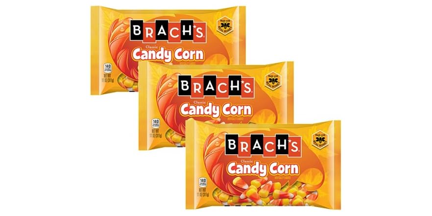 Brach's Classic Candy Corn, Made with Real Honey (Classic 11-oz Bag, 6 Pack