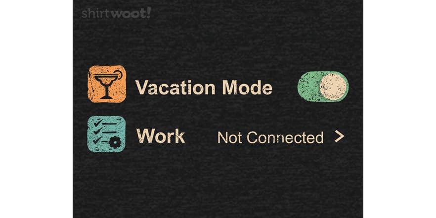 Vacation Mode Activated