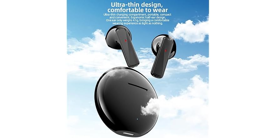 (NEW) True Wireless Bluetooth Earbuds - Dual Connect, Built-in Microphone
