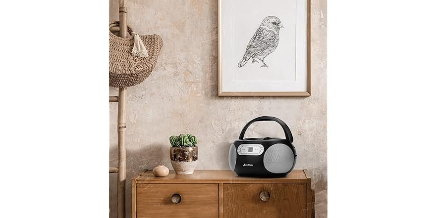 ByronStatics Portable CD Player Boombox