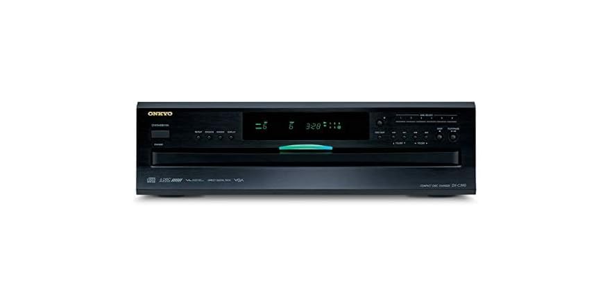 Onkyo DXC390 6 Disc CD Changer,Black