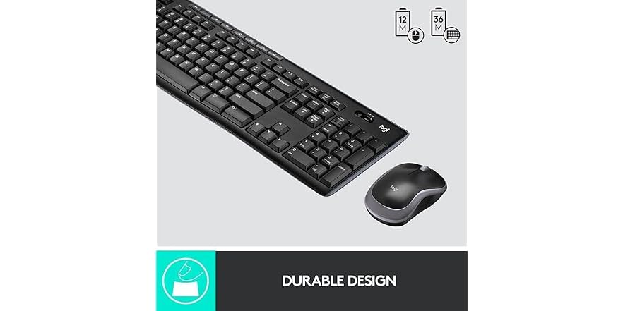 Logitech Keyboard/Mouse 920-004536 Wireless Combo