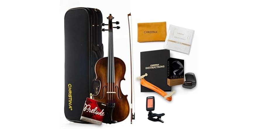 Full Size Violin Spruce Wood Fiddle Kit