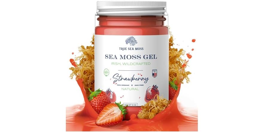 TrueSeaMoss Wildcrafted Sea Moss Gel 12oz
