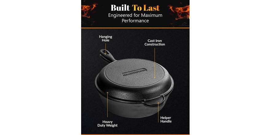 Granitestone 2-in-1 Dutch Oven