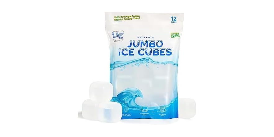 Reusable Jumbo Ice Cubes