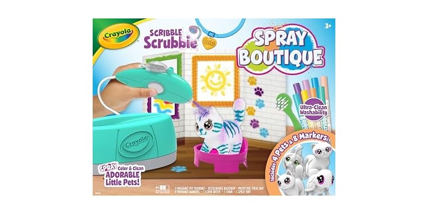 Crayola Scribble Scrubbie Spray Boutique