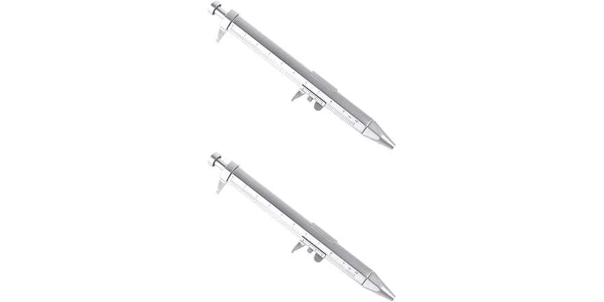 2pc Gel Pen Vernier Caliper 10cm