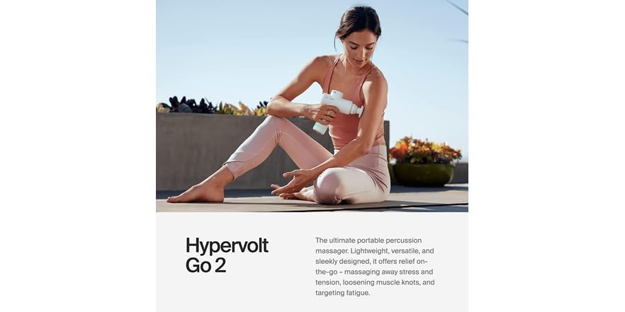 Hyperice Hypervolt Go 2 Massage Gun