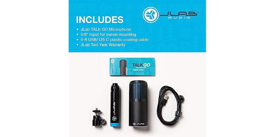 (NEW) JLab Talk Go USB Microphone