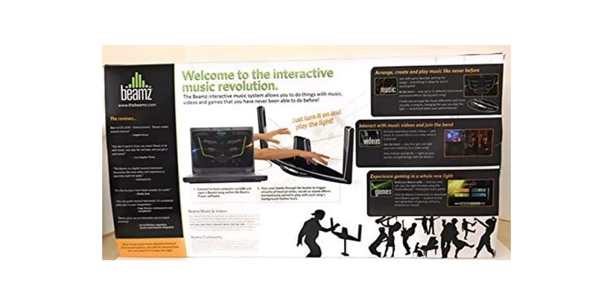 Beamz C4 Interactive Music System, Black