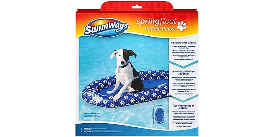SwimWays Paddle Paws Spring Dog Float