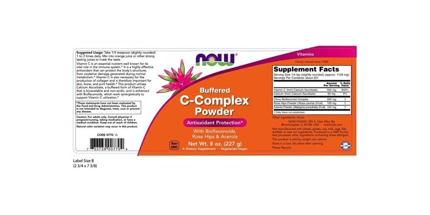 Vitamin C-Complex, Buffered Powder