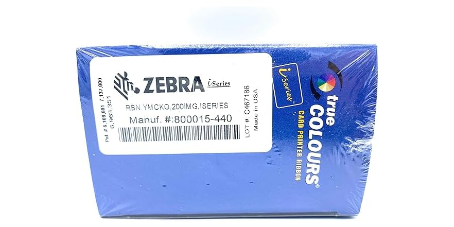 Zebra iSeries ID Card Printer Ribbon