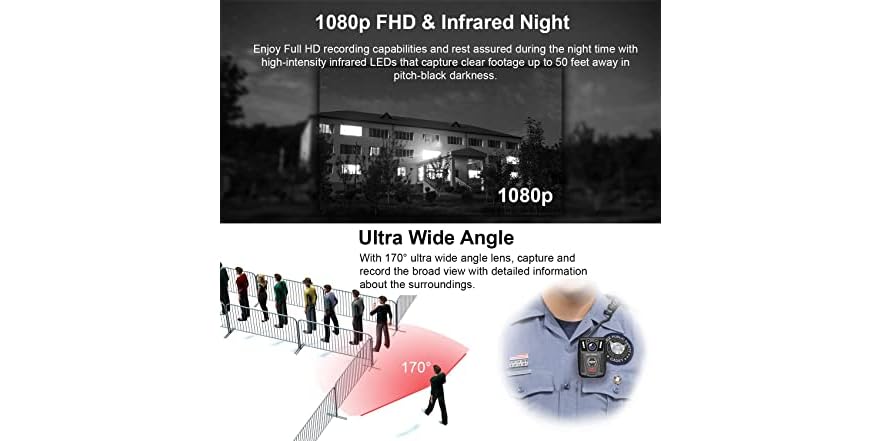 Rexing P1 Body Camera