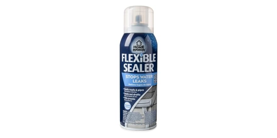 Home Armor Aerosol Flexible Sealer, Clear, 10-Ounce