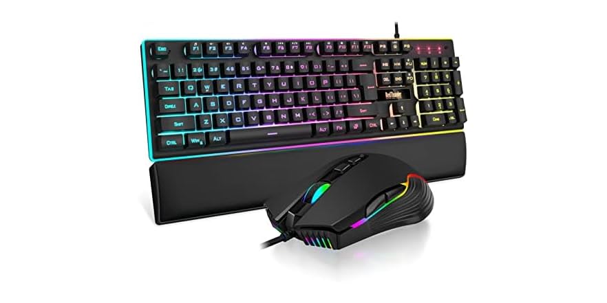 K10 Wired Gaming Keyboard and Mouse (Open Box)