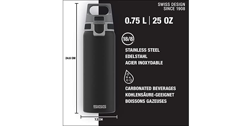 SIGG Water Bottle Shield ONE BPA Free 25Oz