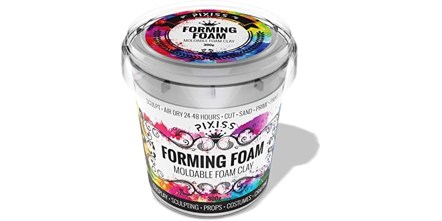 Foam Clay Moldable 300 gram, White