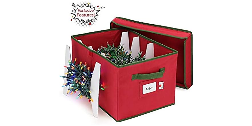 Christmas Lights Storage Box