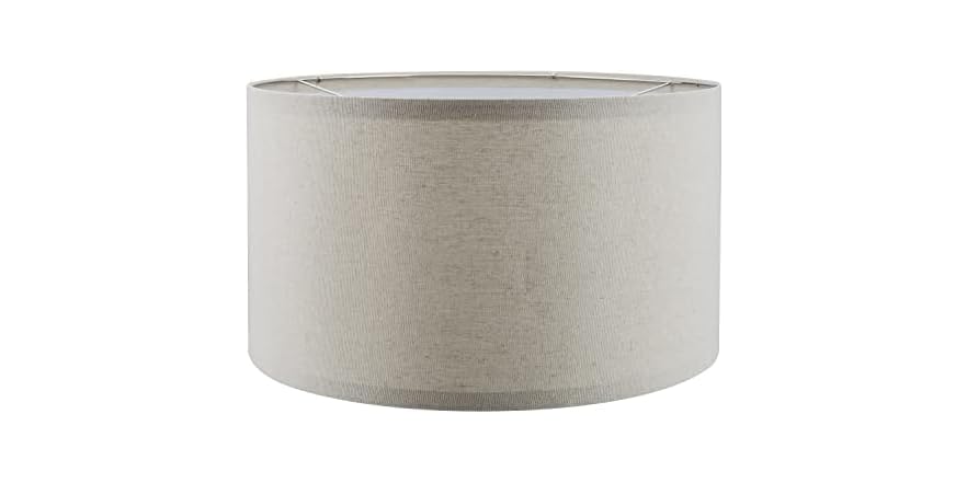 Aspen Creative 38871, Contemporary Design Drum Collapsible UNO Lamp Shade