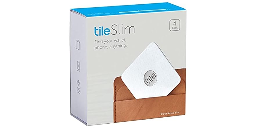 Tile Slim Bluetooth Tracker 4-Pack