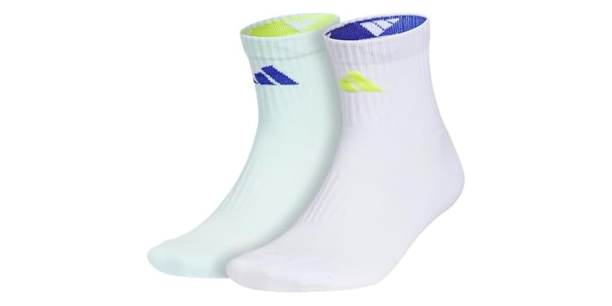 adidas High Quarter Socks (2-Pair)