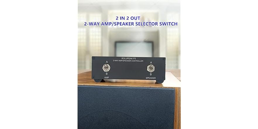 2-WAY Amplifier to 2 Pair of Speakers