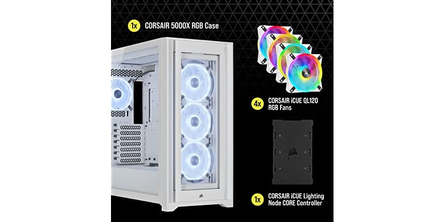 Corsair iCUE 5000X RGB Mid-Tower Case