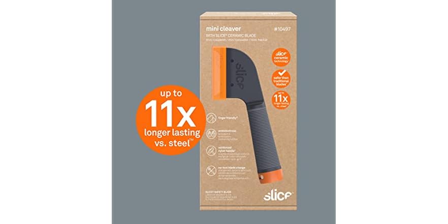 Slice Mini Cleaver with Ceramic Blade
