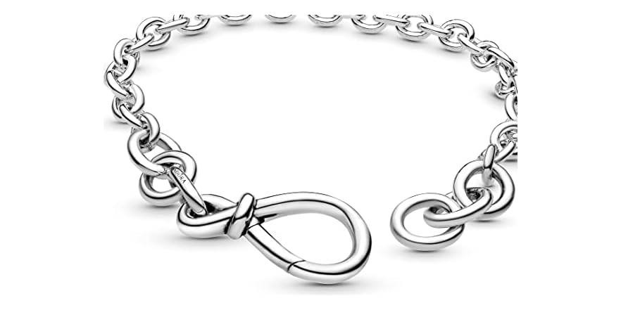 PANDORA Chunky Infinity Knot Chain Bracele