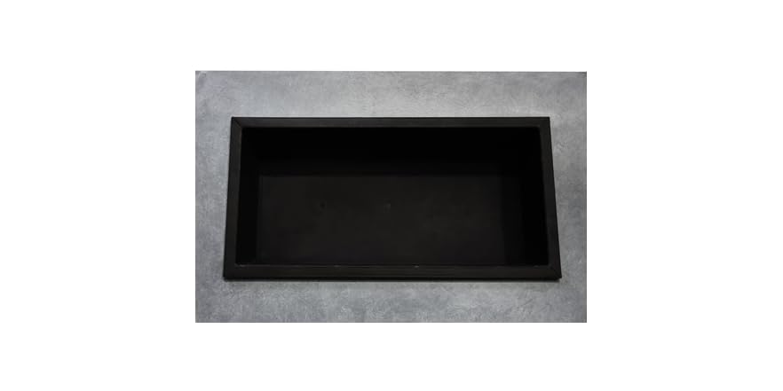 Astella Rectangular Wood Burning Fire Pit