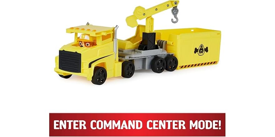 Paw Patrol Rubble Transforming Toy Trucks