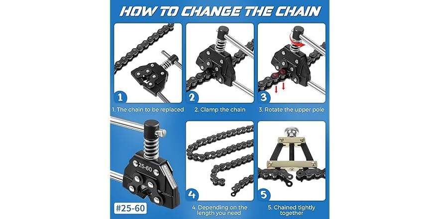 13 Pieces Roller Chain Disassembly Kit