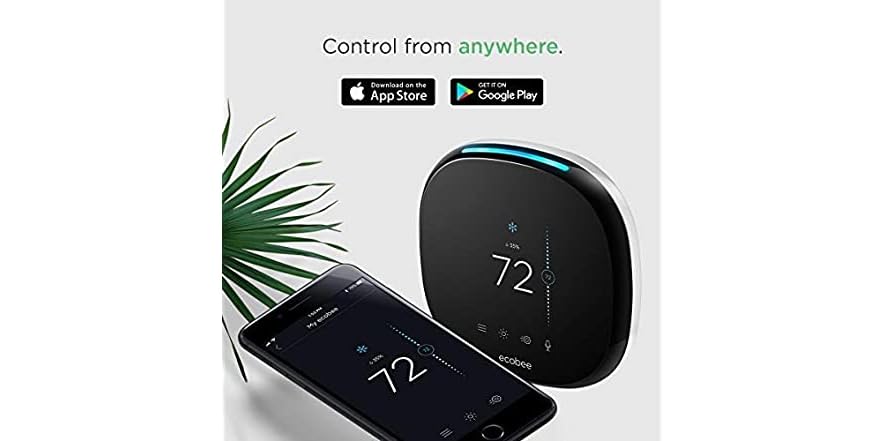 ecobee EB-STATE4P-01 ecobee4 with Room Sensor (Rene (Open Box)