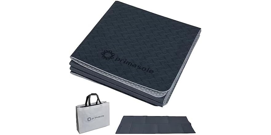 Primasole TPE Folding Yoga Mat - 6mm Thick