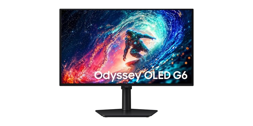 (NEW) Samsung 27 Inch Odyssey QHD-OLED G6 Gaming Monitor