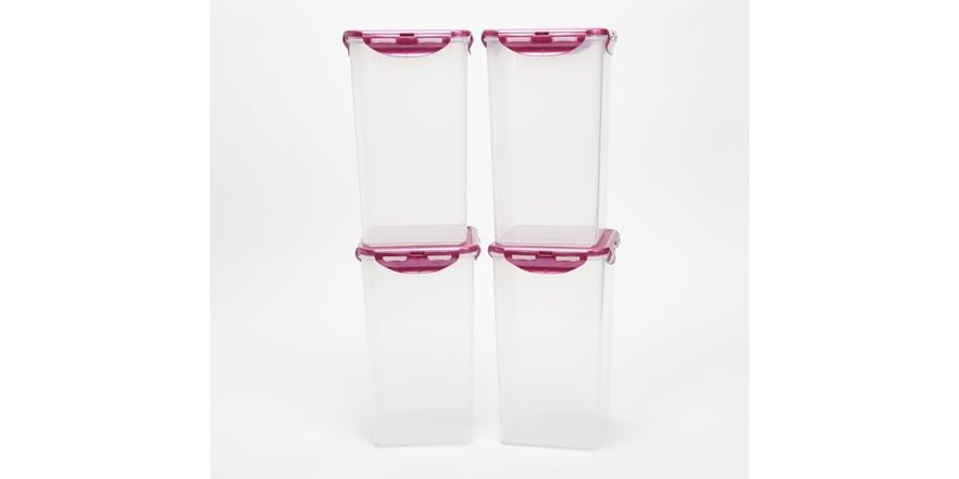 LocknLock 4-Pc Tall Canister Storage Set