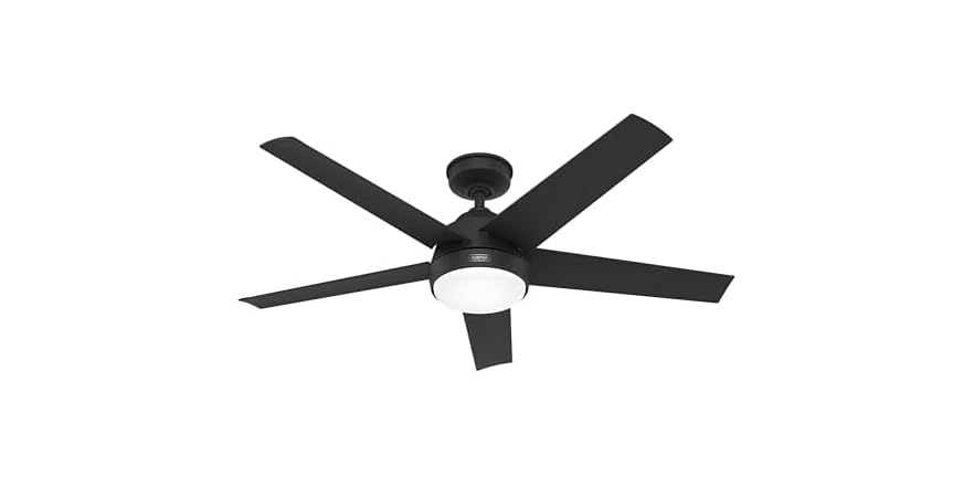 52" Hunter Fan Matte Black Indoor/Outdoor (Open Box)