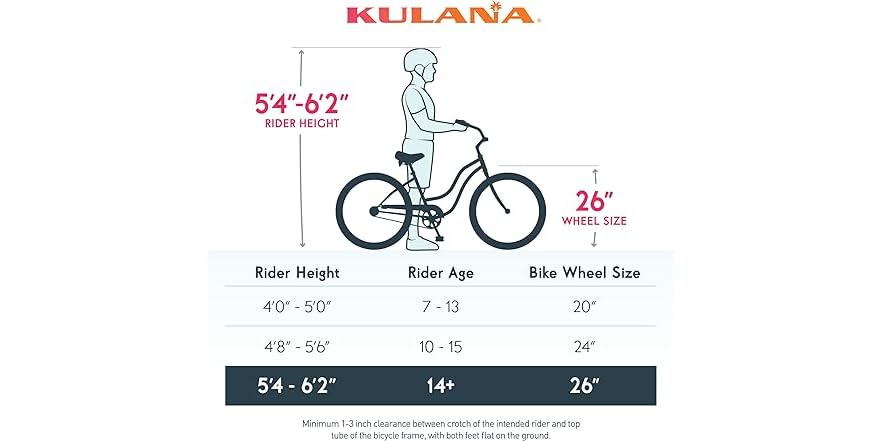 Kulana Lakona Shore Cruiser Bike, 26"