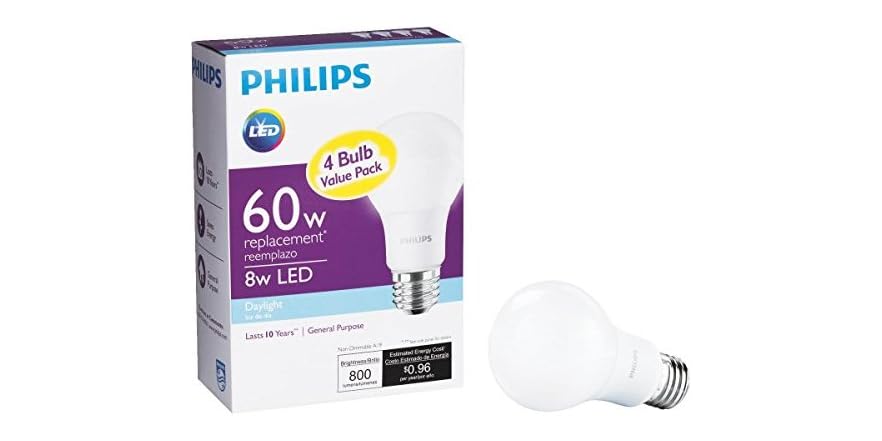 Philips 60W LED Daylight A19 Bulb