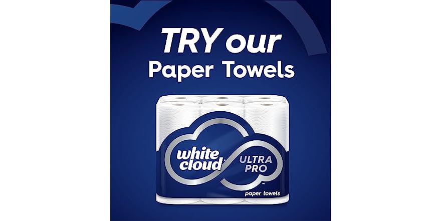 White Cloud Ultra 3-Ply Toilet Paper, 6 Rolls (4-Pk)